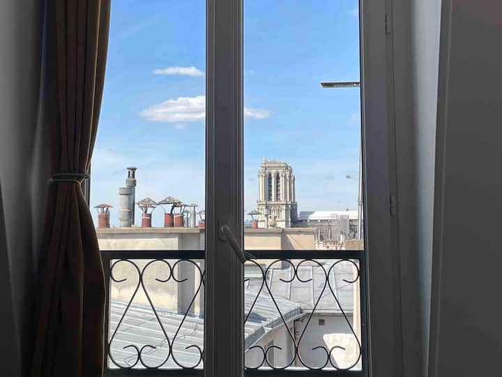 ☀️Panthéon-view Of Notre Dame Quartier St Germain🌇 - Paryż