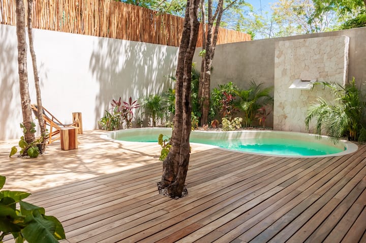 "Hoja Dorada" - Lux 4 Bed Villa @Bluedeertulum - Tulum