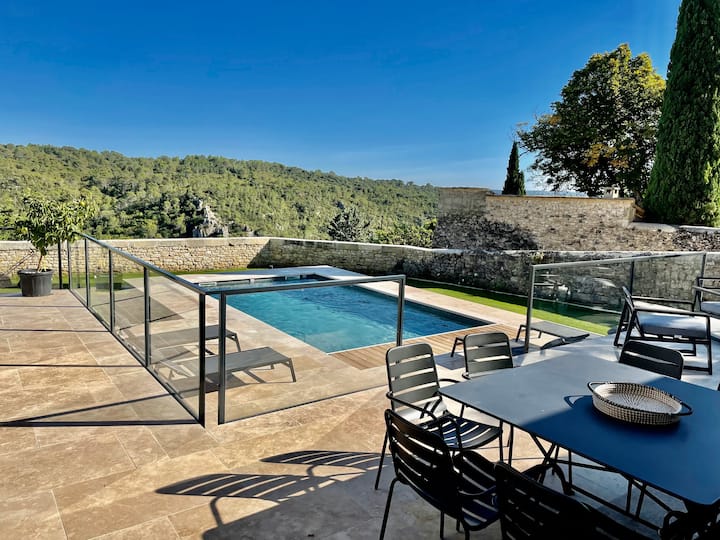 Villa Centre Uzes Vue Sur La Vallée De L’eure - Uzès