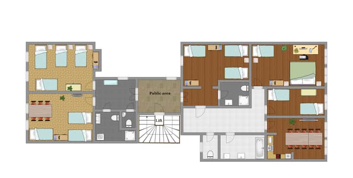 Fashion A 5-bedrooms, 4-bathrooms (Old Town) - Prague