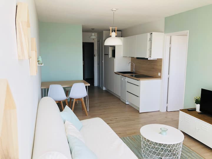 F2, Vue Mer, à 80 M De La Plage - Carnon