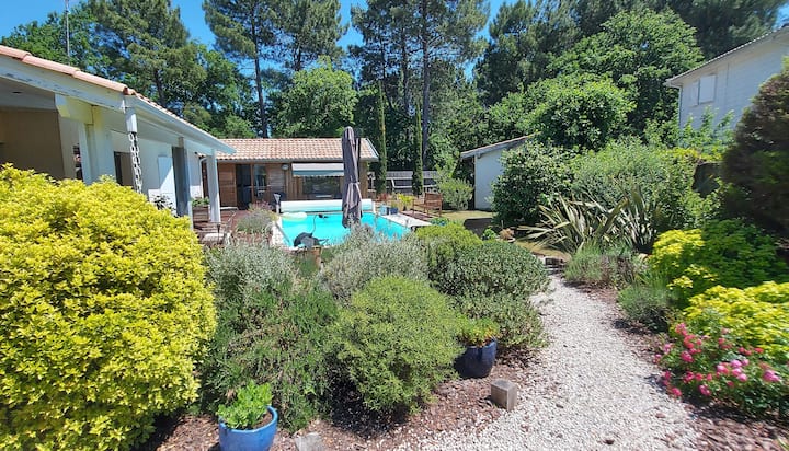 Gujan-mestras, Bassin D'arcachon. Cabane+piscine. - Gujan-Mestras