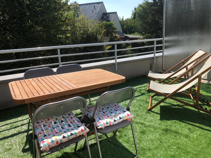 Appartement Tout Confort Avec Belle Terrasse - Saint-Malo