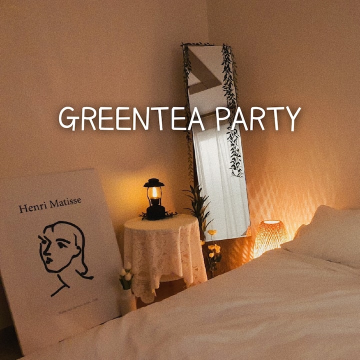 Greentea#출장#장박환영#무료주차#감성#두정역근처 도보3분#역세권숙소 - 목천읍