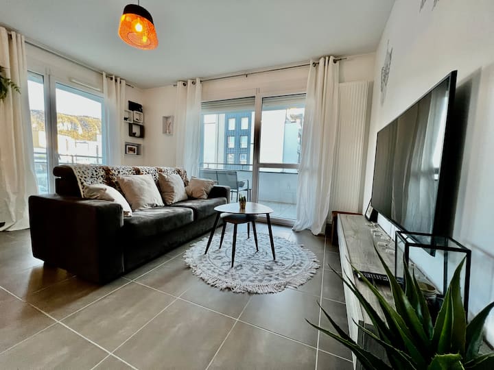 T2, Terrasse, Vue Montagne, 10 Min D'annecy - Seynod