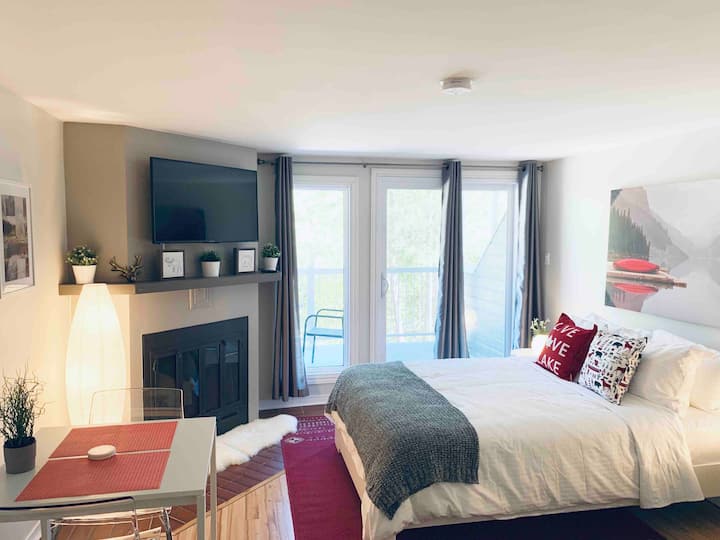 Cozy Modern Studio Tremblant-10 Min To Ski Village - Mont-Tremblant
