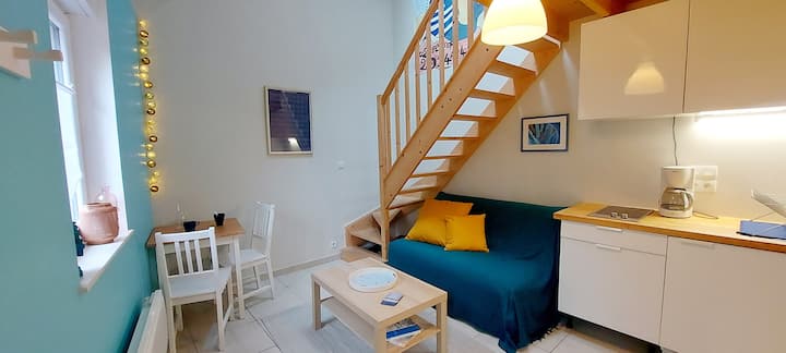 Studio La Corde, 3 Pers, Centre-ville, Terrasse - Granville