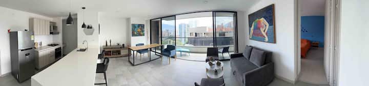 Apartamento Hermoso En Avenida Del Poblado. 804 - 메데인