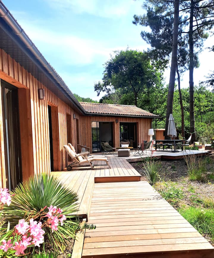 Maison Lac & Océan – Calme, Confort Et Nature - Carcans