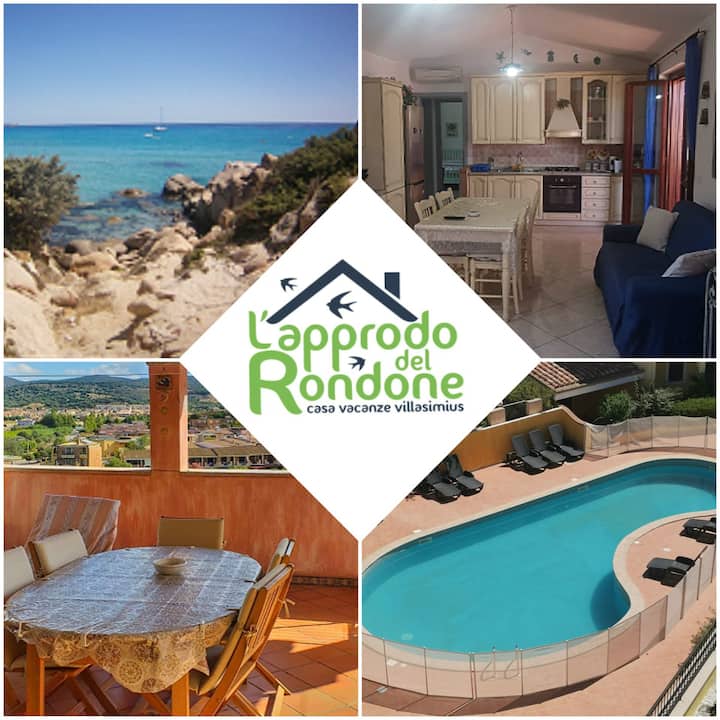Appartamento Panoramico Con Piscina "Rondone" - Villasimius