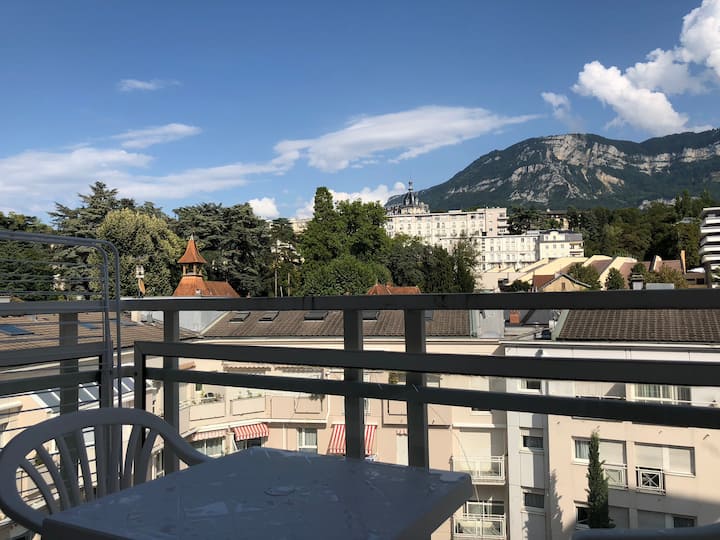 T2 Avec Clim Centre Ville Avec Vue Sur Le Revard - Aix-les-Bains