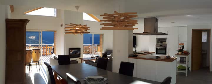 Chalet Familial De Type Contemporain Tout Confort - Lac de Trécolpas