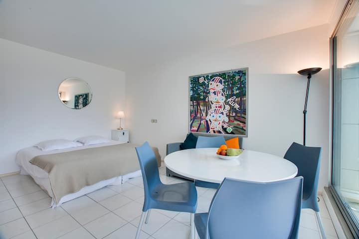 Studio + Terrasse Aperçu Mer - Résidence Miramar - Anglet