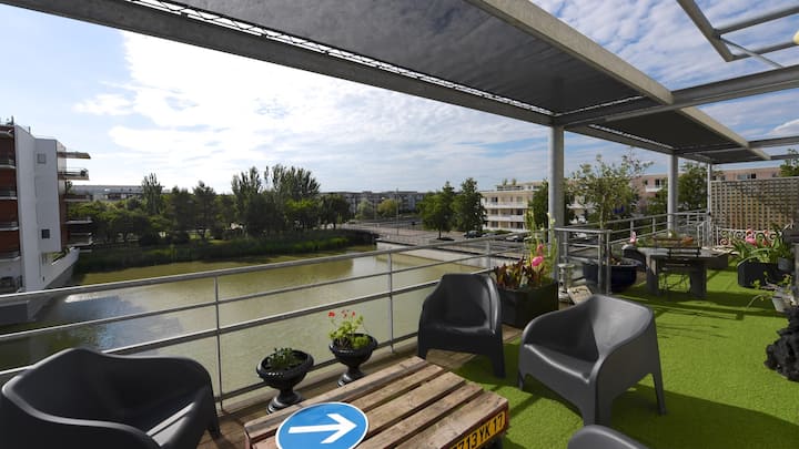 Appartement T3 Grande Terrasse Face Au Lac - La Rochelle