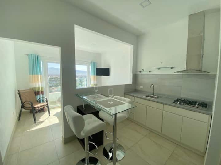 Downtown Loft 1/buena Ubicacion/vista A La Ciudad - Ensenada