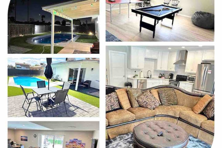 A Getaway Home W/pool Table, Table Tennis & A Pool - Phoenix, AZ