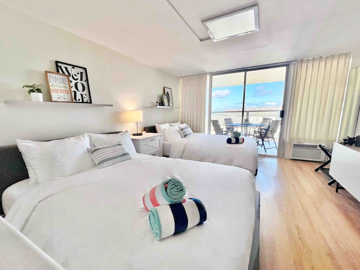 41fl-high-fl Studio W/diamond Head  & Ocean Views - Honolulu, HI