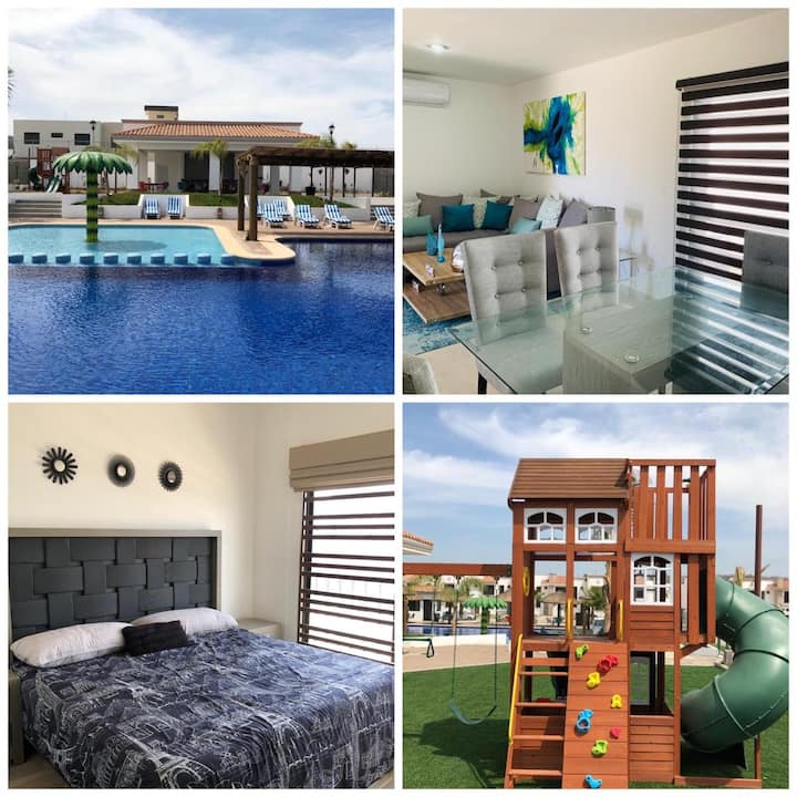 Casa De Playa Para 12 Personas Fracc Azul Marino. - Mazatlán