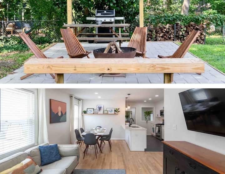 Downtown - 4br - Fire Pit - Putting Green - 롤리