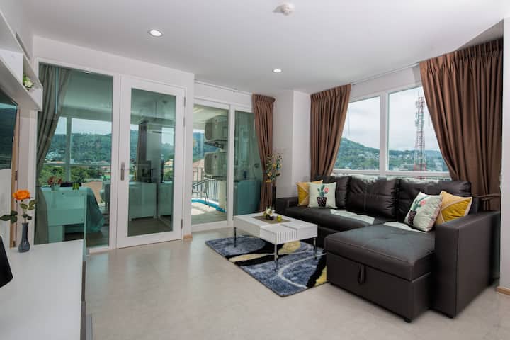 Amazing 7th Floor Apartment @Kata, Beach - 900 M - Karon Beach