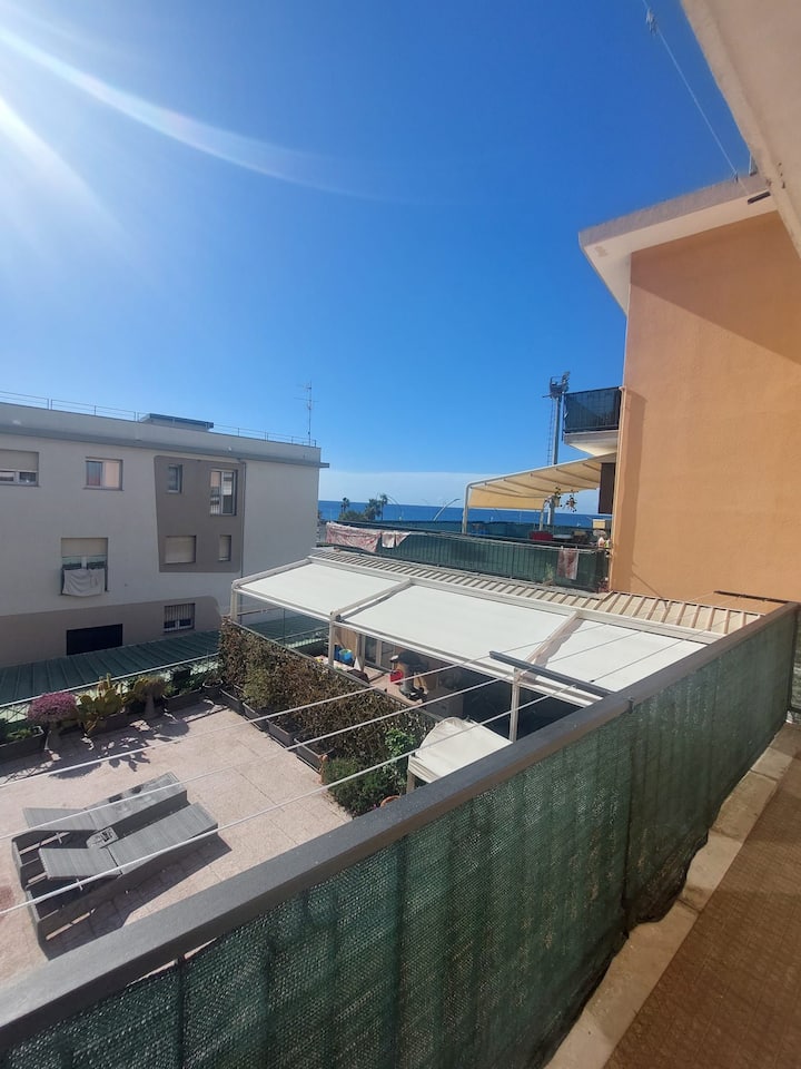 Super Meerblick Balkon 2 Min Zu Fuß Bis Strand Cj - Imperia