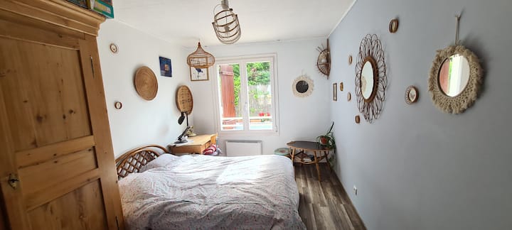 Chambre 25 M2, 4pers, Au Calme, Gd Jardin, Piscine - Cernay