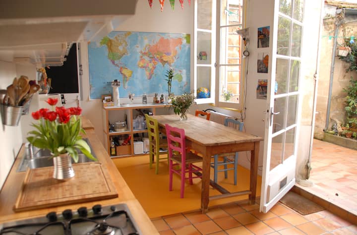 Maison 120m2, Patio, 3 Chambres - Burdeos