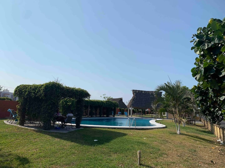 Acogedor Lugar Con Alberca Cerca Del Aeropuerto - Costa Dorada