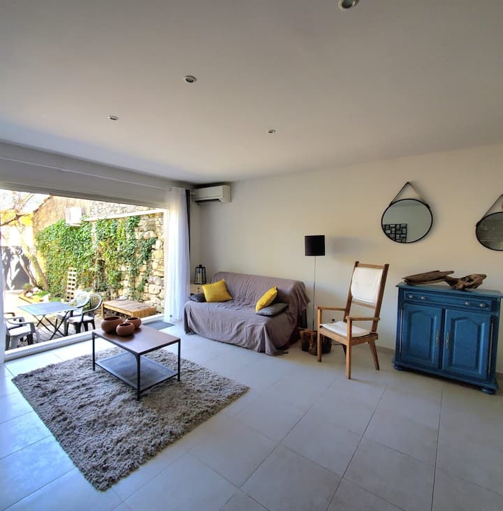 Appartement+ Jardin Ombragé. - Sigean