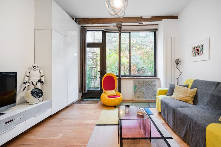Beau Loft Design47m2, Rdc, Passage Très Calme - Paris