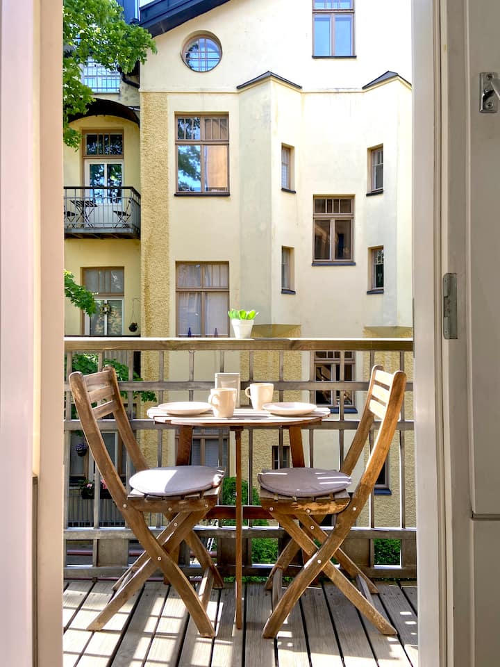Spacious Art Nouveau Apt. – Mini Sauna, Logomo - Turku