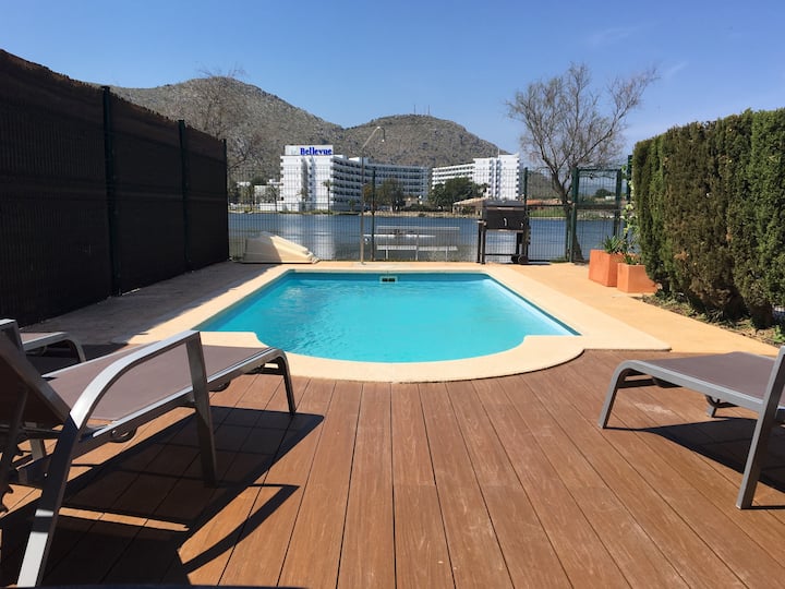Relax Frente Al Lago Con Piscina Privada. - Can Picafort