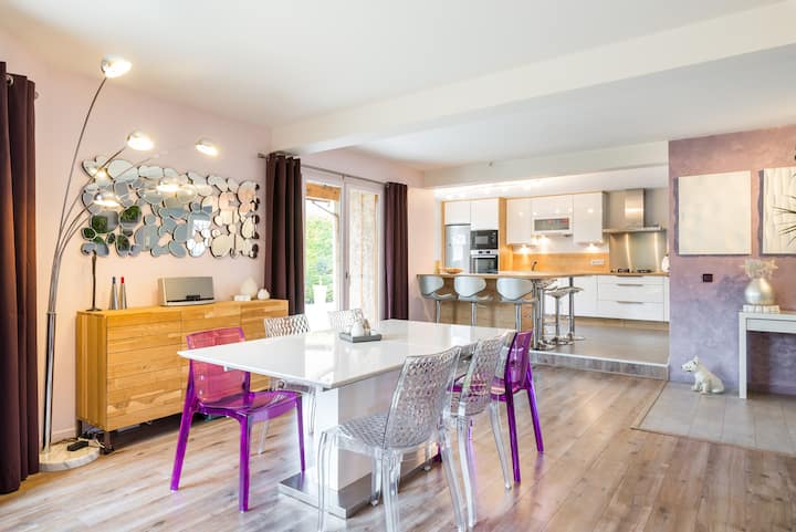 3 Chambres Dans Maison 15 Min De Lyon Ou Eurexpo - France