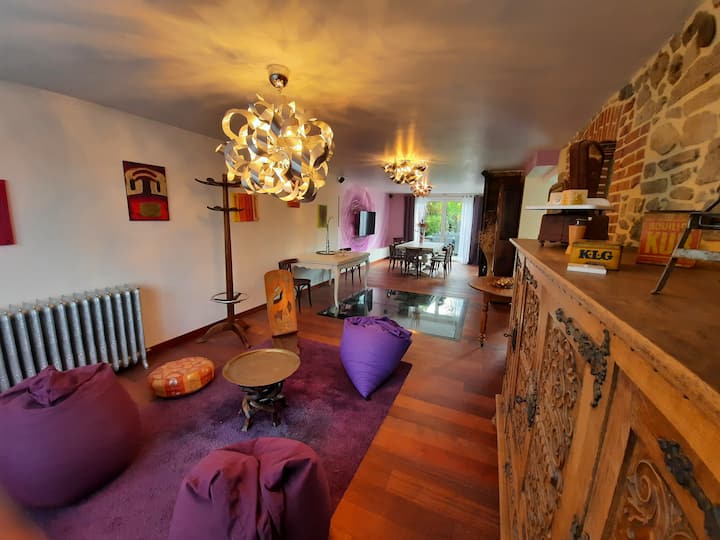 Maison Jeanne (Proche Bécherel, éQuipée Fibre Opt) - Brittany