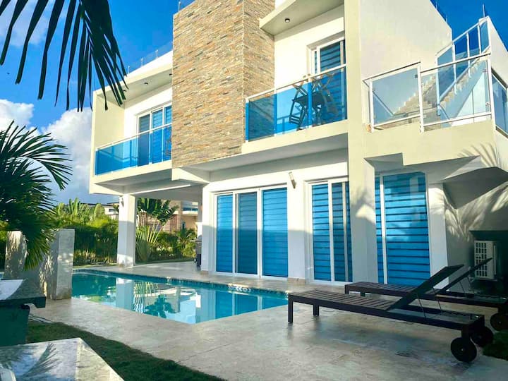 Unique Villa In Oceanfront Com Sosua Ocean Village - Cabarete