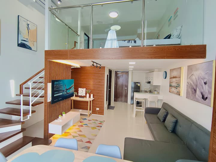 Club Ultima 69sqm Loft Unit 4 Beds 100 Mbps - 1507 - Cebu