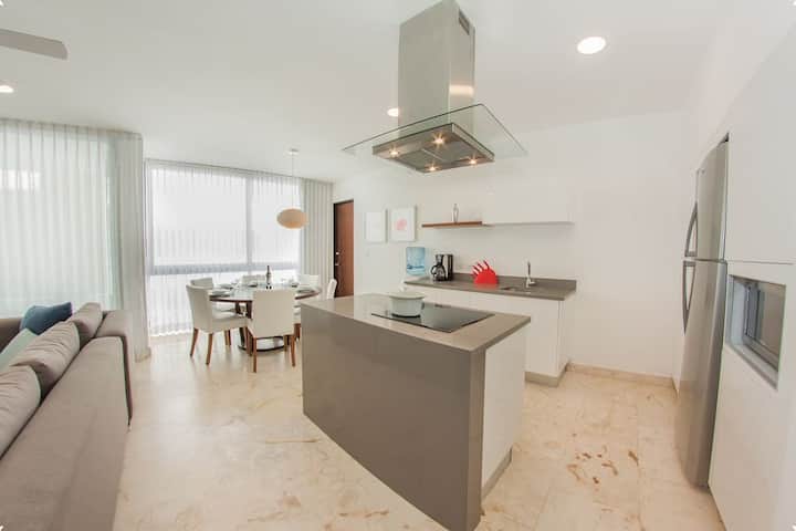 Luxury 2-bed Serviced Apt With Pool Near The Beach - Playa del Carmen