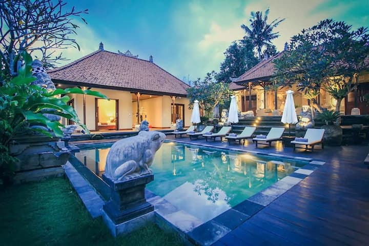 Exclusive 6 Br Private Villa With Rice Field View - Ubud