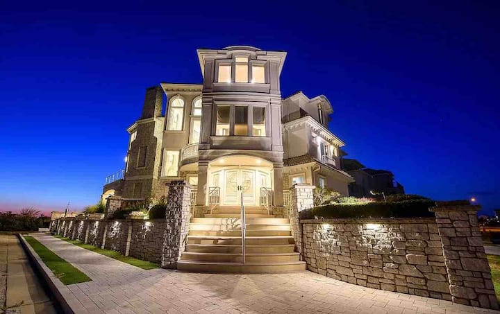 Opulent Waterfront Mansion On The Sand - Glam! - Atlantic City, NJ