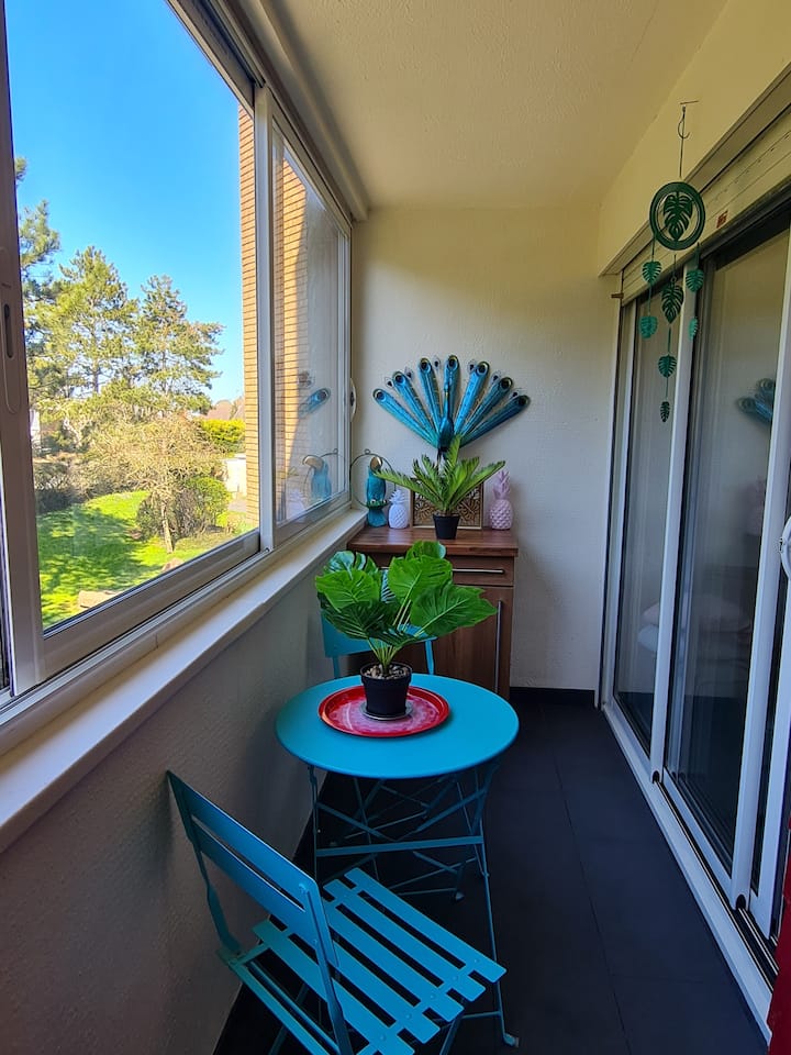 Bel F2 "Cosy" Loggia Parking Privé Face "Aquadiva" - Cabourg