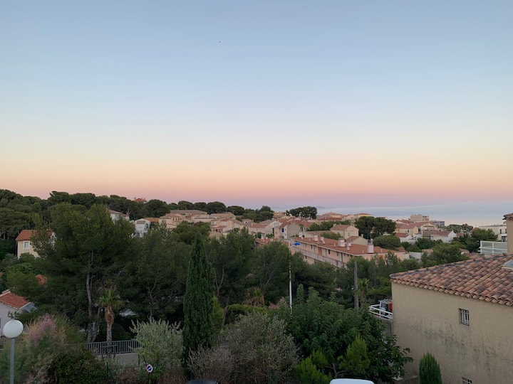 Joli F2 Meublé De Tourisme 3* Avec Vue Sur Mer - Carry-le-Rouet