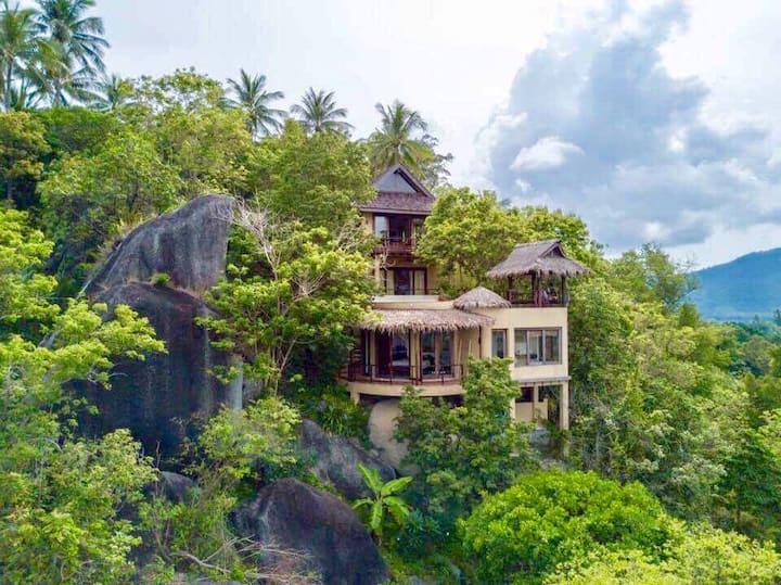Hill Top Ocean View. - Ko Samui