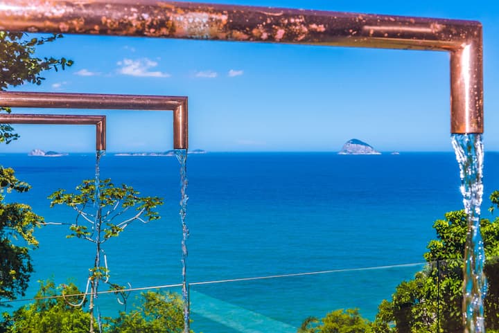 Stunning Oceanfront Loft In Joa - Brazilië