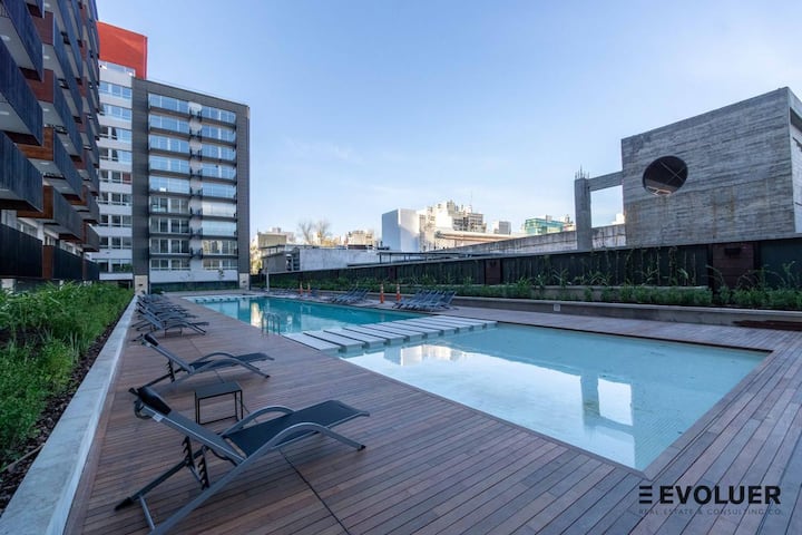 Palermo Unique Condo With Pool, Balcony &Amenities - Buenos Aires