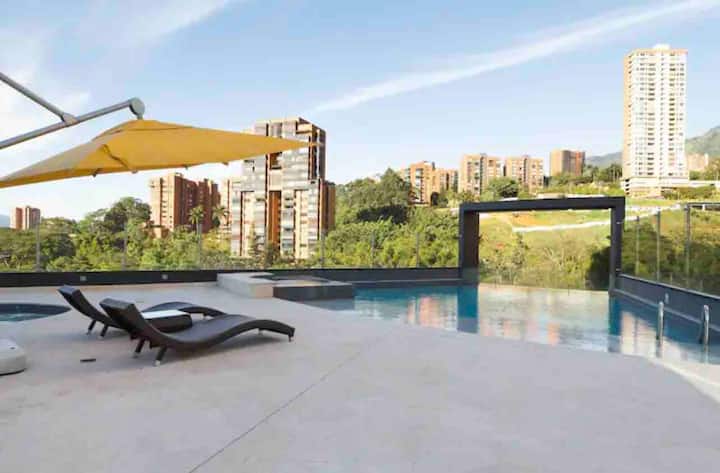 1002 Disfruta Apartamento Increíble Con Piscina - La Estrella