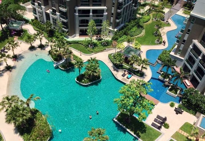 3br Family Suite Rama 9 Bkk Cbd|wi-fi|train Market - Bangkok