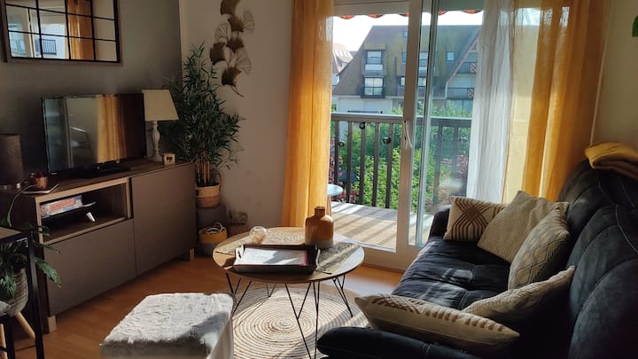 Joli T2 Avec Grand Balcon Proche Plage🏖 Et Marais - Villers-sur-Mer