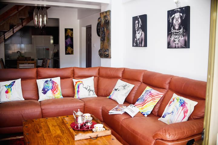 Fabulous 5 Br Afro Chic Duplex Near Yaya Mall - Nairobi