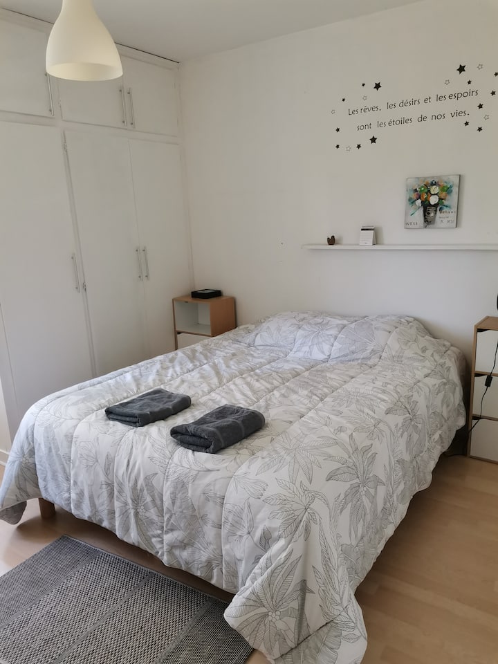 Chambre Lit 160x200 Proche La Rochelle - Aytré - Aytré