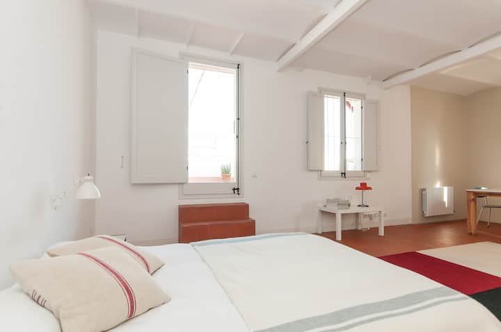 Cool, Sunny Charming Penthouse + Community Terrace - Barcelona